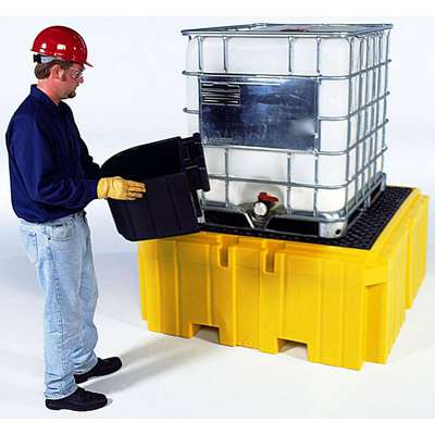 912303 Ultratech Uncovered, Polyethylene IBC Containment Unit; 365 gal ...