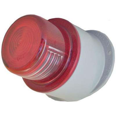 84743 BETTS 570036 Incandescent, Round License Plate Light; Red ...