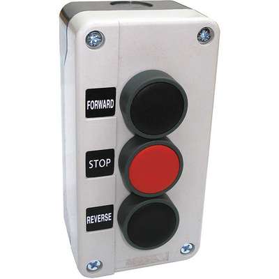 914705-7 Dayton Push Button Control Station, 2NO/1NC Contact Form, Number of Operators: 3 ...