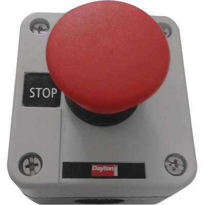 916422-6 Dayton Push Button Control Station, 1NC Contact Form, Number ...