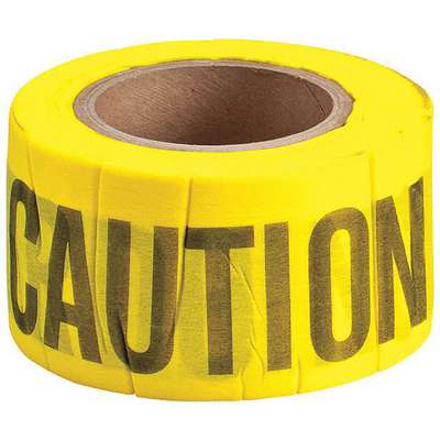 925015-4 Brady 69% Wood Fiber Barricade Tape; 150 ft. L x 3" W, Thick, Black / Yellow | Imperial ...