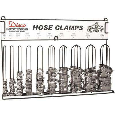 914818-8 Stainless Steel Hose Clamp Assortment; Number of Pieces: 100 ...