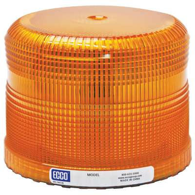 82420 ECCO Cylindrical Beacon Replacement Lens; Amber | Imperial Supplies