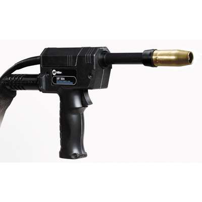 939201-2 Miller Electric Push-Pull Gun: XR-Pistol, Air-Cooled, 200 A, 1 ...