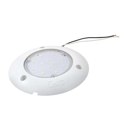 84864 Grote 61341 WhiteLight LED, 6-1/2 in. Round Dome Light; Clear ...