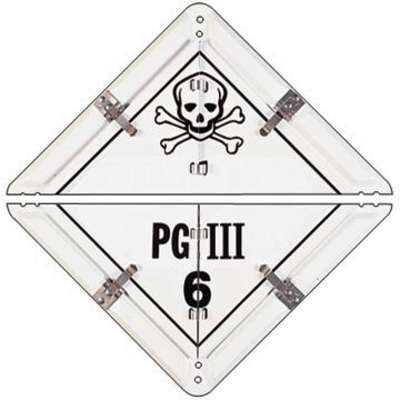 37918 Aluminum Flip-File Placard 15 Legend Word Set Split Panel ...