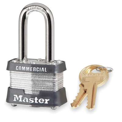 37919 Master Lock Laminated Padlock 3Kalf 1-1/2" Shackle Keyed To 3476 ...