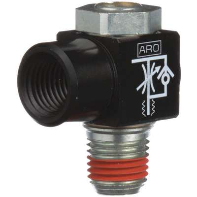 918653-9 Flow Control Valve, 1/4" NPT Valve Inlet Port, 150 psi, Directions Controlled : 1 ...
