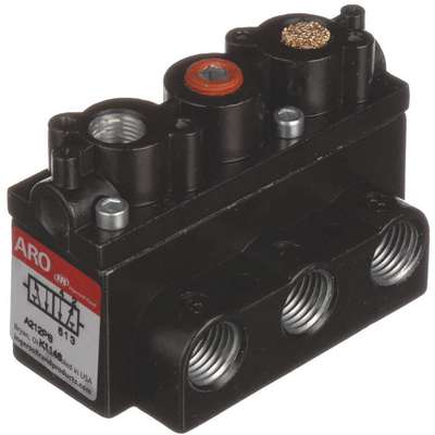 918654-3 4-Way/2-Position Pilot Air Control Valve, Pilot / Pilot, 1/4 ...