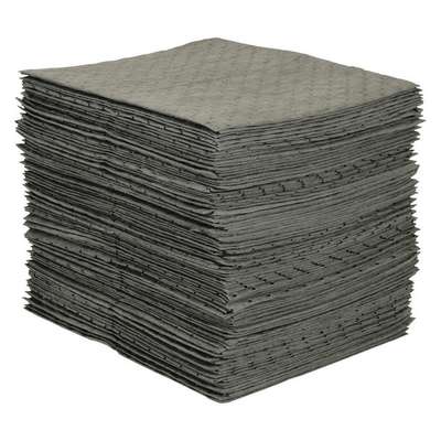 929064 Condor 19" Absorbent Pad, Fluids Absorbed: Universal, Heavy, 13. ...
