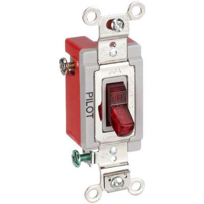 911861-1 Hubbell Wiring Device-Kellems Pilot Light Wall Switch, Switch ...