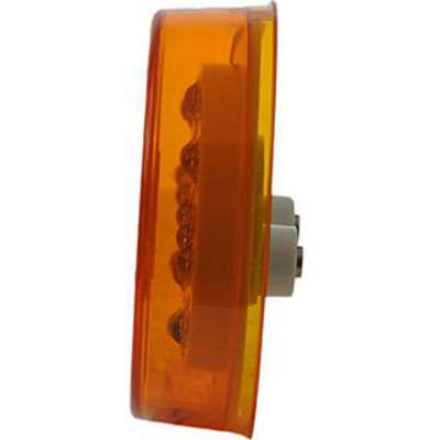 84196 Grote 2-1/2" Clearance Marker Lamp, LED, Amber Round, 9 Diode, 12 ...