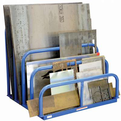 913381-7 Vertical Sheet Storage Rack with 4 Bays; 47-3/8"W x 36"D x 41 ...