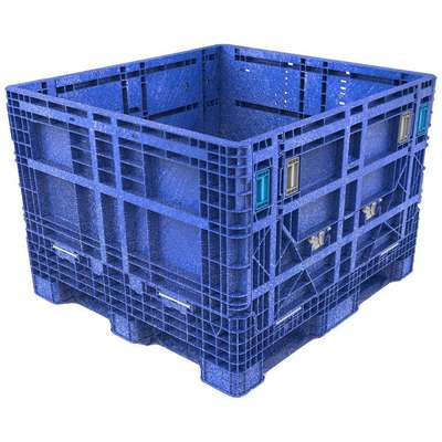 941648-4 Collapsible Bulk Container: 28.9 cu ft, 48 in x 45 in x 34 in ...