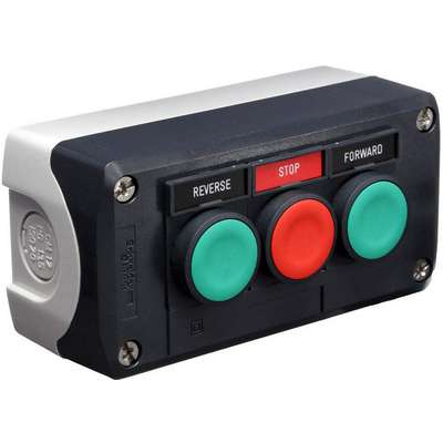 925985-9 Schneider Electric Push Button Control Station, 2NO/1NC Contact Form, Number of ...