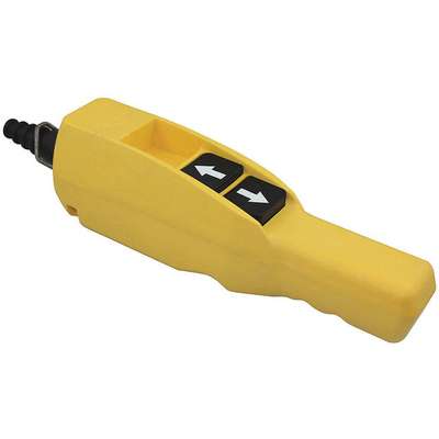 912182-8 Dayton 2-Button Up/Down Pendant Push Button Station, 2NO, NEMA Rating 4, 4X, 5, Yellow ...