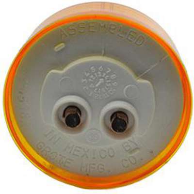 84394 Grote 2" Clearance Marker Lamp, LED, Amber Round, 9 Diode, 12 V ...