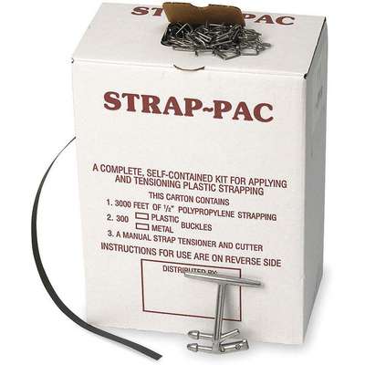 910996-4 Plastic Strapping Kit, Fits Strap Width 1/2", For Use With ...