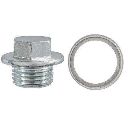 38276 Hex Head Oil Drain Plug; M16-1.50 Thread Size, 10 mm Length Under ...