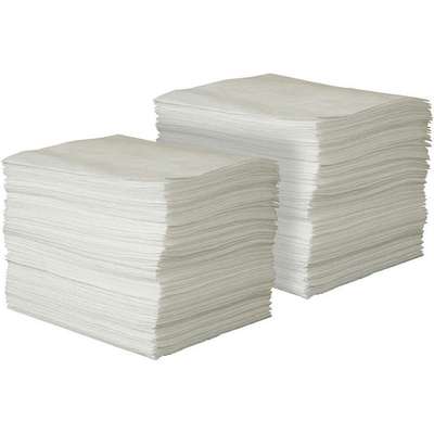 Condor 19" Absorbent Pad, Fluids Absorbed: Oil-Based Liquids, Light, 43 ...