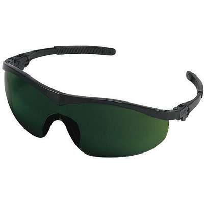 88420 MCR Safety Shade Safety Glasses, Black Frame, Shade 5.0 Lens ...
