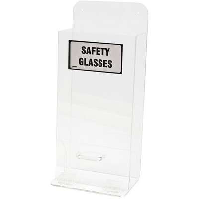 3859 Brady 8" x 4" x 18" Acrylic Protective Eyewear Dispenser, Clear ...