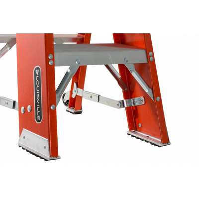 938665-7 Louisville Step Stand: 2 Steps, 24 in Top Step H, 18 in Bottom ...