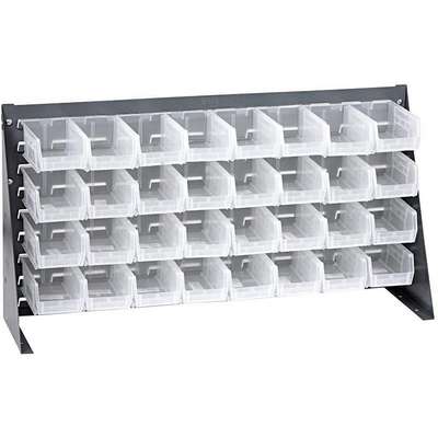 920716-1 Quantum Storage Systems Louvered Bench Rack with 32 Bins, 36"W ...