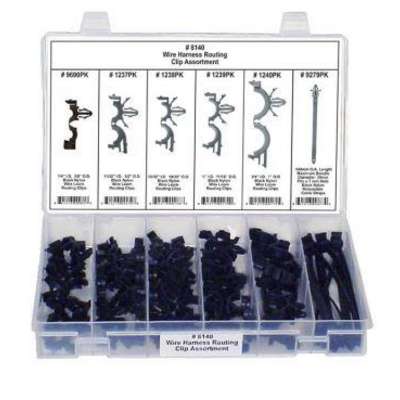 1524 Black Nylon Wire Clip Assortment | Imperial Supplies