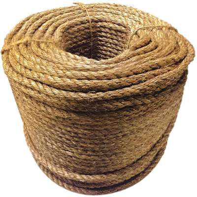 924860-5 3/8" dia. Manila All Purpose General Utility Rope, Manila, 600 ...