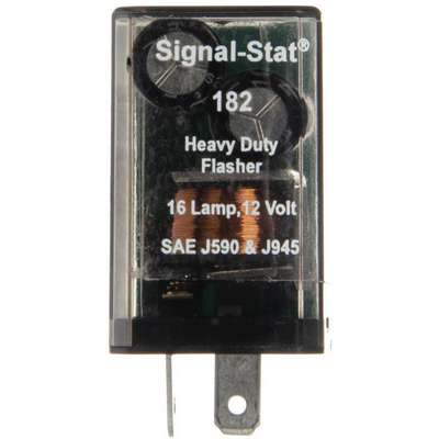 81153 Truck-Lite 2-Prong Electro-Mechanical Flasher, 35 A, 12 V, Clear ...