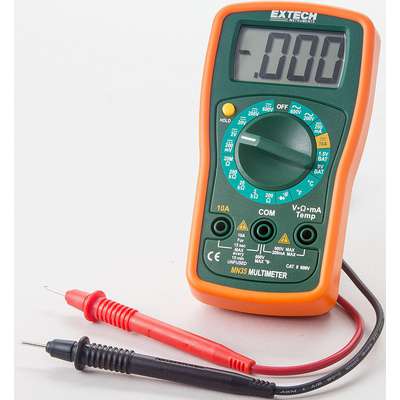 EXTECH MN35 Digital Multimeter, 2000 Counts | Imperial Supplies