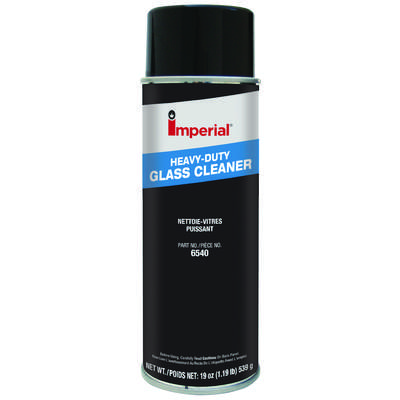 Imperial Heavy Duty Glass Cleaner, 19 oz. Aerosol Can, Foam | Imperial ...