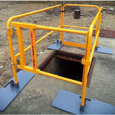 918732-5 Tri-Arc Swing Gate, 16" to 40" Adjustable Opening, Aluminum ...