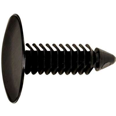 890753 Ribbed Push In Rivet, Plastic, 6.3 mm Dia., 27.5 mm L, 21 mm ...