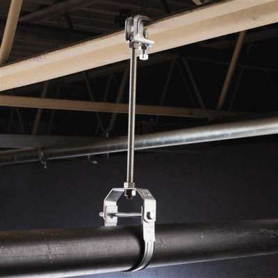 937450-3 Clevis Hanger: Electro-Galvanized/Pre-Galvanized Steel, 4 in ...