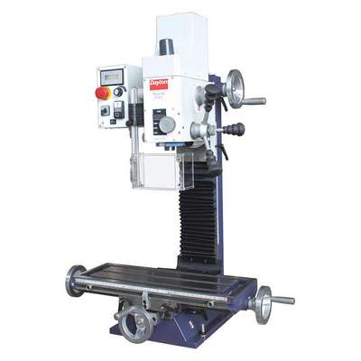 930746 Dayton Mill Drill Machine: 2Mt, 14 In Swing, 1 Phase, 6 1/8 In ...