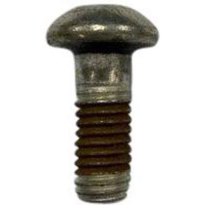 6497 Button Head Machine Screw, 3/8"-16 x 1", Zinc Plated, Steel, 100 ...