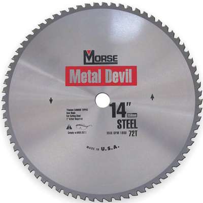 80623 MORSE CSM1466NSC 14 in. Circular Saw Blade with 66 Teeth, 1800 ...