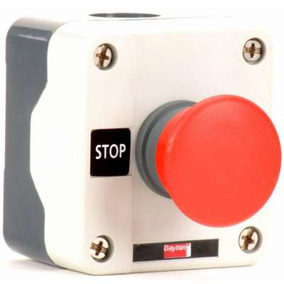 916422-6 Dayton Push Button Control Station, 1NC Contact Form, Number of Operators: 1 | Imperial ...