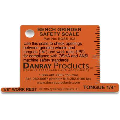 Bench Grinder Safety Scale | Imperial Supplies
