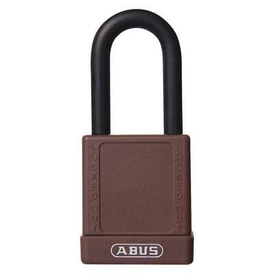 929885-5 Abus Lockout Padlock: Keyed Alike, Aluminum, Std Body Body Size, Hardened Steel, Std ...