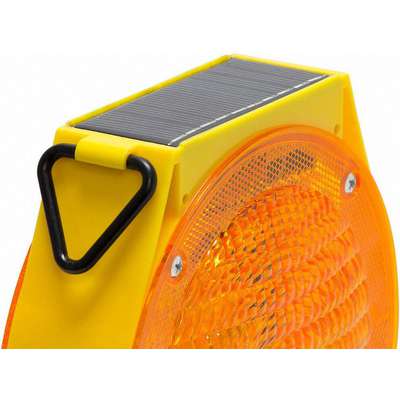 912026-6 Tapco Solar Barricade Light: 7 1/8 in Overall Lg, 12 7/8 in Ht ...