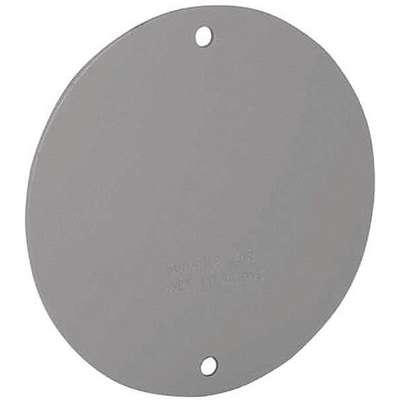 919249-4 Bell 4In Round Weatherproof Cover Blank, Gray | Imperial Supplies