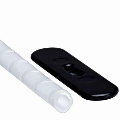 915685-2 Panduit 100 ft. Polyethylene Spiral Wrap; 3/16" to 2" Spiral ...