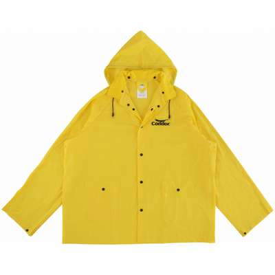 911186-7 Condor 3-Piece Rain Suit with Jacket/Bib Overall, ANSI Class ...