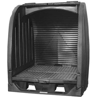927936-6 Condor 66 gal. Polyethylene Drum Spill Containment Shed for 4 ...
