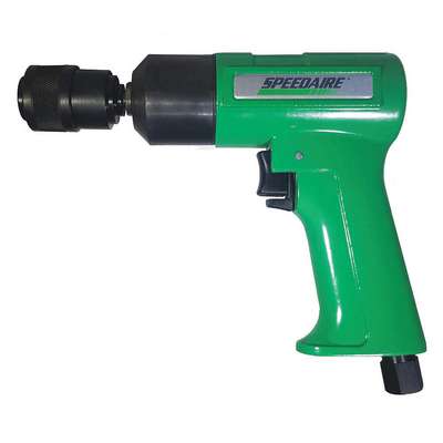 929499-6 Speedaire Air-Powered, Drill, Industrial Duty, 0.1 ft-lb to 2 ...