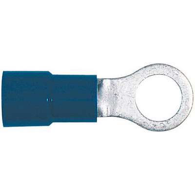 71807 Imperial Vycrimp Vinyl Insulated Ring Terminal, Blue, 6 AWG, Stud ...