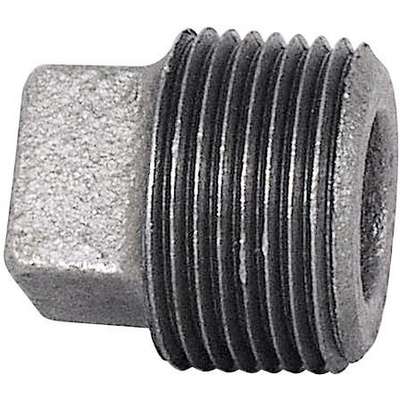 98080 Black Square Plug, MNPT, 1/8" Pipe Size - Pipe Fitting | Imperial ...
